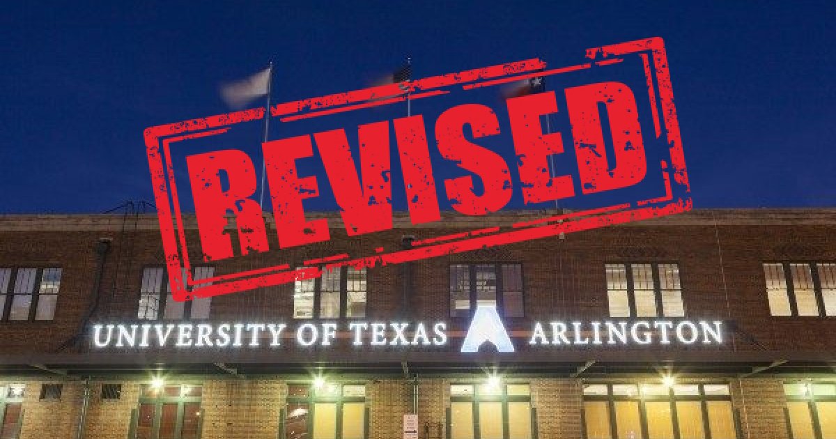 September 2020 Speech Code of the Month: University of Texas at Arlington