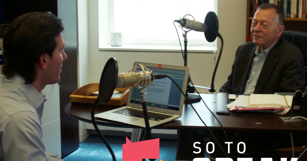 ‘So to Speak’ podcast transcript: Aryeh Neier on ‘Defending My Enemy ...